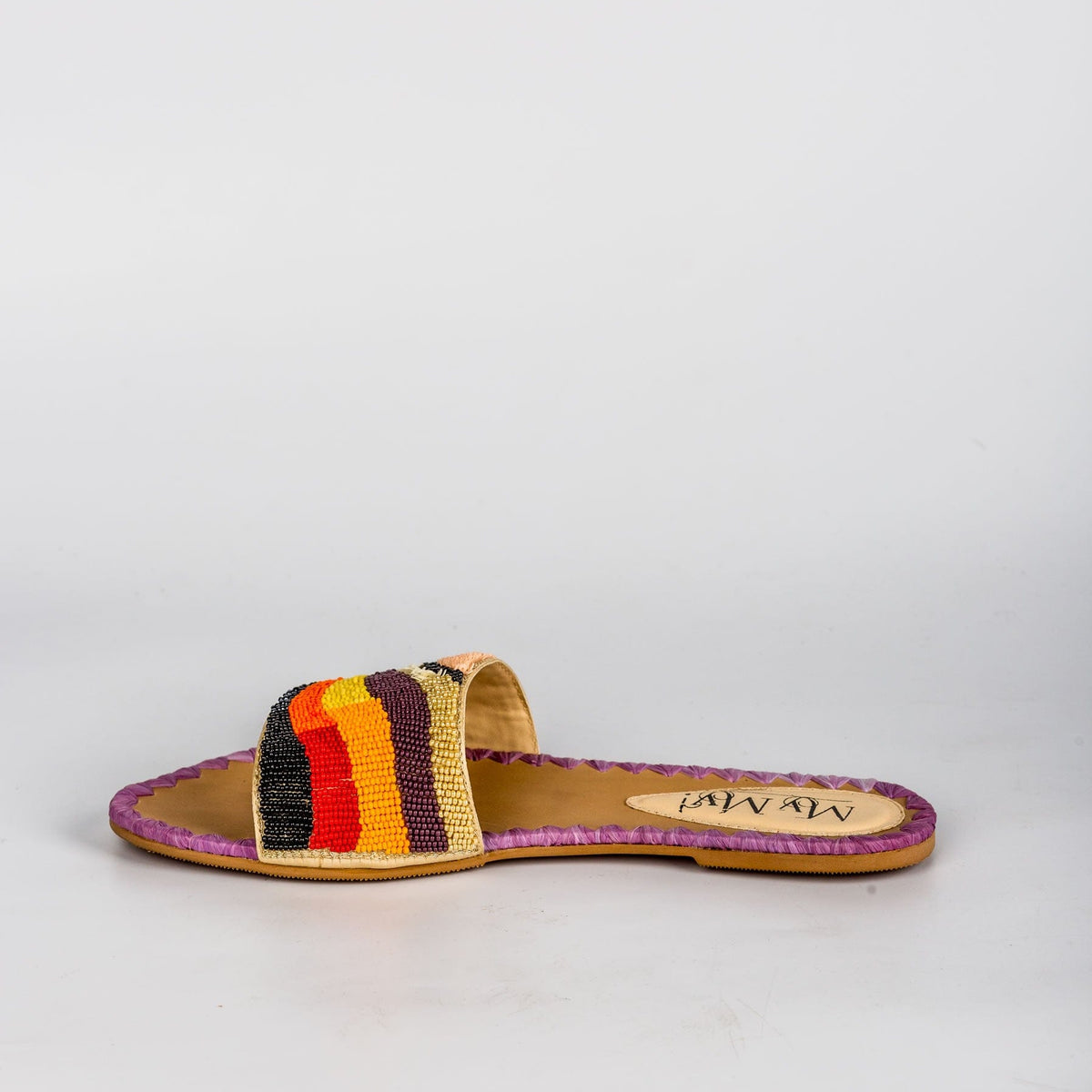 Colorful Beaded Mule Sliders (50% OFF) – MyMyfootwears